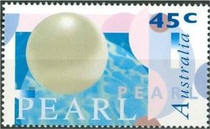 Stamp: Pearl (Australia(Pearls and Diamonds) Mi:AU 1593,Sn:AU 1554,Yt ...