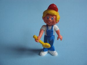Meal Toy: Boy with banjo (Kinder Surprise, Europe) (Kinder - Ferrero ...