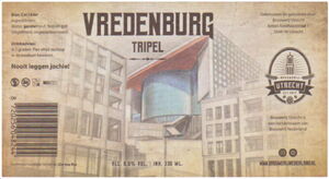 Drink Label: Vredenburg Tripel (Brouwerij Nederland, NetherlandsCol:NL ...