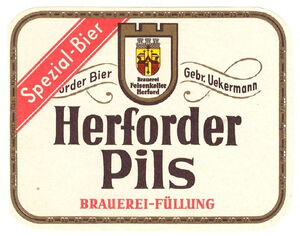 Drink Label: Herforder Pils (Herforder Brauerei GmbH & Co. KG, Germany ...
