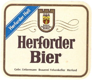 Drink Label: Herforder Bier (Herforder Brauerei GmbH & Co. KG, Germany ...