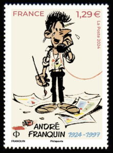 Stamp: André Franquin, Cartoonist (FranceYt:FR 5745,Sg:FR 7600