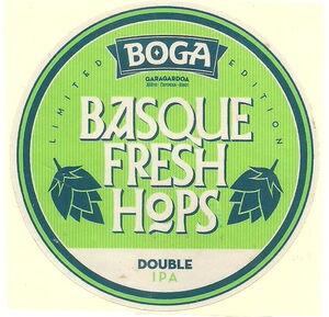 Drink Label: Boga doble ipa Basque Fresh Hops (Cerveza Garagardoa ...