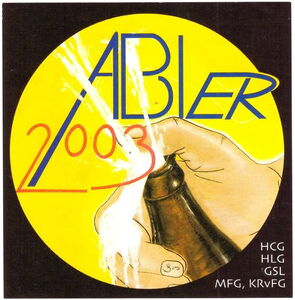 Drink Label: ABier 2003 (Unknown, Germany, Federal RepublicCol:DE-BEER ...