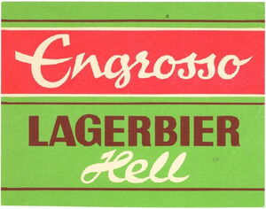 Drink Label: Engrosso Lagerbier Hell (Unknown, Germany, Federal ...