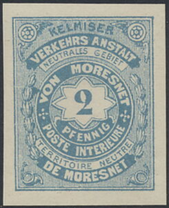Stamp: Kelmiser Issue - Numbers (Belgium(Neutral Moresnet) Bel:BE LO10
