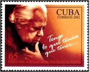 Stamp: Nicolas Guillen (Cuba(Centenary of the birth of Nicolas Guillen ...