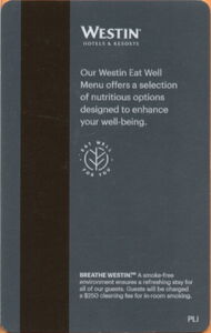 Tarjeta de hotel: Westin - Eat Well - Our Westin Eat Well Menu. (Westin ...