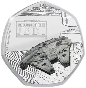Coin: 50 Cents (Star Wars™ - Return of the Jedi™- Death Star ...