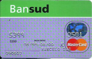 Bank Card: Bansud Visa (Banco Bansud/Banco Macro, ArgentinaCol:AR-MC-0090