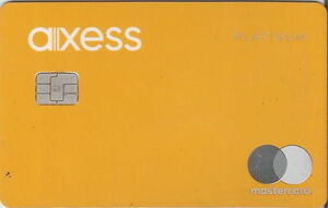 Bank Card: Axess Platinum (Akbank T.A.Ş., Türkiye (Turkey)Col:TR-MC-0695