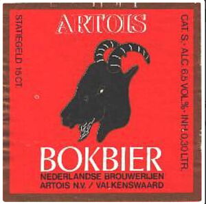 Drink Label: Artois Bokbier (Dommelsche Bierbrouwerij, NetherlandsCol ...