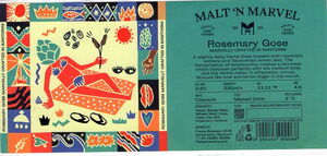 Drink Label: MALT'N MARVEL rosemary Gose (Ftelos AEBE Brewery ...