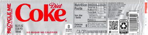 Drink Label: Diet Coke (Coca-Cola Company, United States of AmericaCol ...