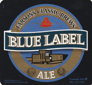 Drink Label: Blue label 50 cl (Simonds Farsons Cisk Plc., MaltaCol:MT ...