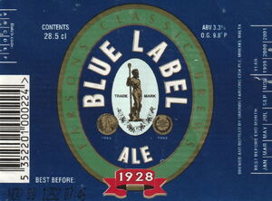 Drink Label: Blue label 1999-2001 (Simonds Farsons Cisk Plc., MaltaCol ...