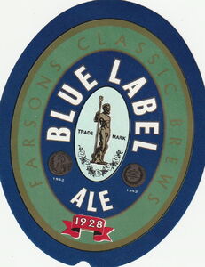 Drink Label: Blue label (Simonds Farsons Cisk Plc., MaltaCol:MT-BEER-000137