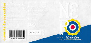 Drink Label: Nepo Blanche (Brasserie NEPO, FranceCol:FR-BEER-011449