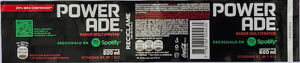 Drink Label: Powerade sabor Multifrutas (Coca-Cola Peru, Peru(Spotify ...