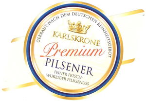 Drink Label: Karlskrone Premium Pilsener (Unknown, Germany, Federal ...