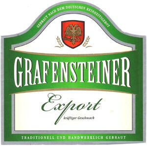 Drink Label: Grafensteiner Export (Unknown, Germany, Federal ...