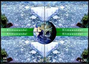 Stamp: Climate Change (UNO Vienna(Climate change) Mi:NT-WN 567-570,Sn ...