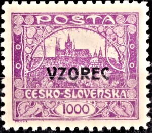 Stamp: Prague Castle - VZOREC (Czechoslovakia(Hradčany in Prague ...