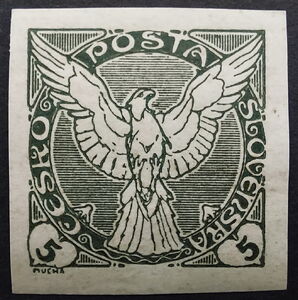 Stamp: Falcon in flight (Czechoslovakia(Newspaper Stamps) POF:CS NV2e 📮