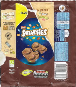 Chocolate Wrapper: Nestle Smartis I am paper (Nestle Confectionery ...