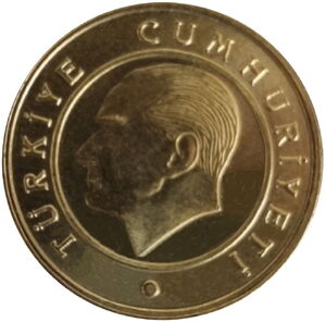 Moneda: 5 Kuruş (Light 2g, thick 1.1mm) (Türkiye (Turquía)(2009~Today ...