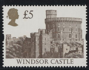 Stamp: Windsor Castle (United Kingdom of Great Britain & Northern ...