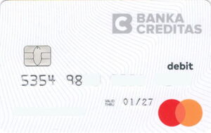 Bank Card: Banka Creditas 0223 (Banka CREDITAS, Czech RepublicCol:CZ-MC ...