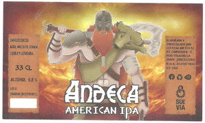 Etiqueta de bebida: Suevia Andeca american ipa (Cerveza Suevia S.L ...