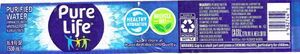 Drink Label: Pure Life (Bluetriton Brands, Inc., United States of ...