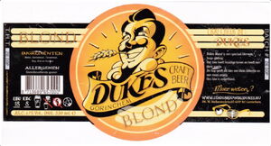 Drink Label: Dukes Blond (Stadsbrouwerij Dukes, NetherlandsCol:NL-BEER ...