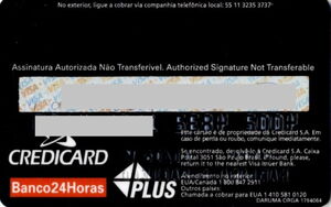 Cartões de bancos: Credicard - Universitário (Credicard, BrasilCol:BR ...