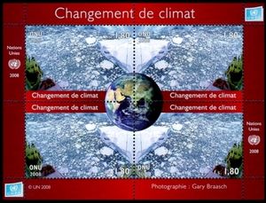 Stamp: Climate Change (UNO Geneva(Climate change) Mi:NT-GE BL25,Sn:NT ...