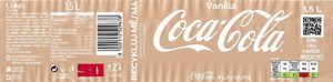 Drink Label: Coca-Cola Vanilla (Coca-Cola HBC Česko a Slovensko s.r.o ...