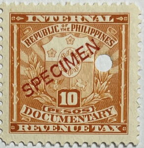 Stamp: Internal Revenue Tax: Documentary (Philippines: Revenue Stamps ...