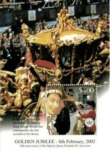 Stamp: Queen Elizabeth II and Princess Margaret (Guyana(Queen Elizabeth ...