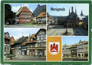 Postcard: Wernigerode (Germany, Democratic Republic (DDR)(Wernigerode ...