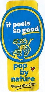 สติ๊กเกอร์ผลไม้: Chiquita Pop by Nature It peels so good (โคลัมเบีย ...