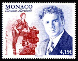Stamp: Giovanni Martinelli, Opera Singer (Monaco(Opera Singers) Mi:MC ...