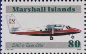 Stamp: de Havilland DHC-6 Twin Otter (Marshall Islands(Classic ...