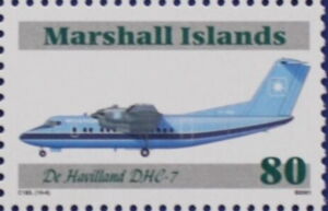 Stamp: de Havilland DHC-7 (Marshall Islands(Classic Aircrafts) Mi:MH ...