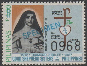 Stamp: Good Shepherd Sisters in the Philippines - 75th anniv ...