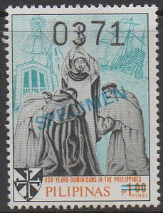 Stamp: First Dominican Missionaries Arrive in Philippines (Philippines ...