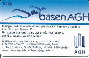 Functional Card: Basen AGH (Swimming Pools, Baths and Sauna, Poland ...