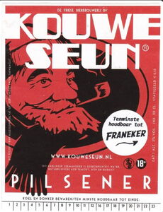 Drink Label: Kouwe Seun Pilsener (Friese Bierbrouwerij, NetherlandsCol ...