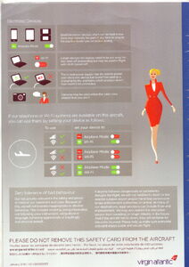 Safety Card: Airbus A330 (Virgin Atlantic, United Kingdom of Great ...